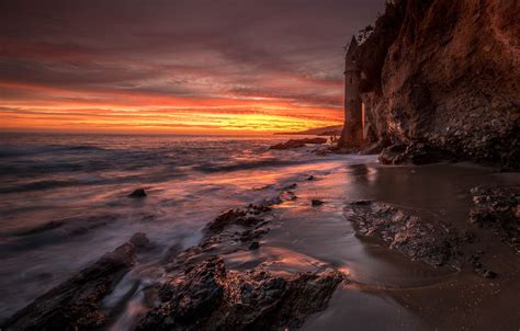 Pirate Tower Laguna Beach Victoria Beach Beach Sunset Laguna Beach