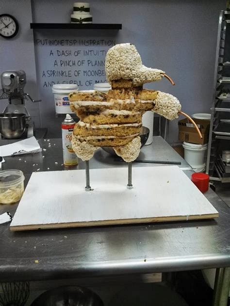 Sebastian The Ibis Cake By Elyse Rosati Cakesdecor