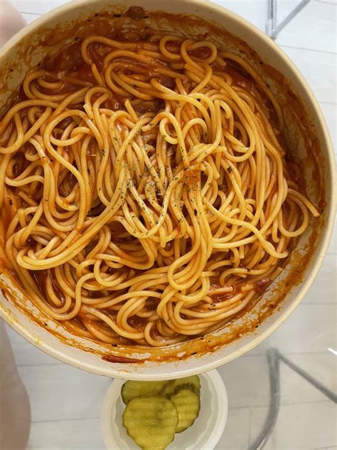 역시 집에서 해먹는 스파게티가 최고야 인스티즈 Instiz 일상 카테고리