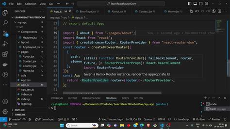 React Router Dom Basics Youtube