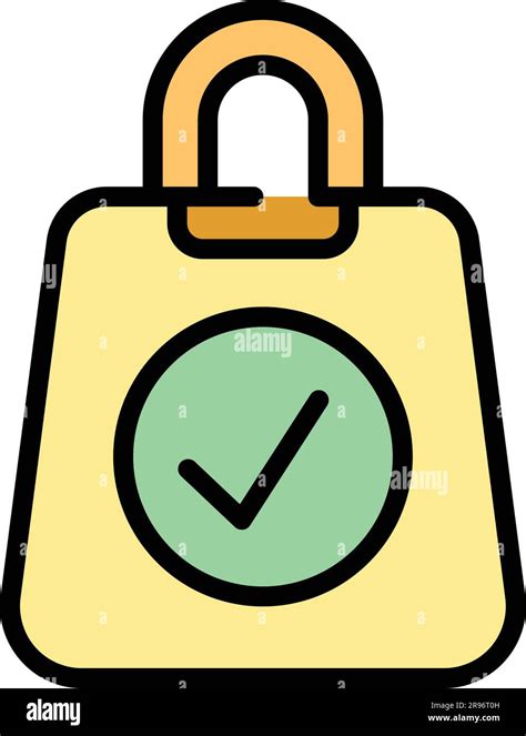 Regulated Products Bag Icon Outline Regulated Products Bag Vector Icon