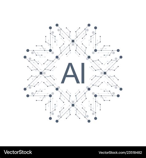 Artificial Intelligence Ai Vector Logo Artificial Hum