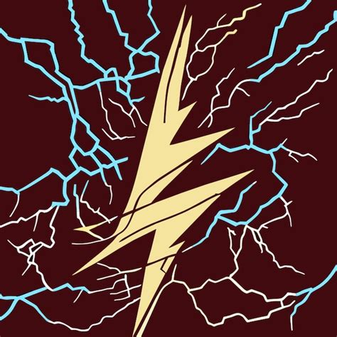 Premium Vector Thunder Lighting Plain Background Vector Illustration Line Art