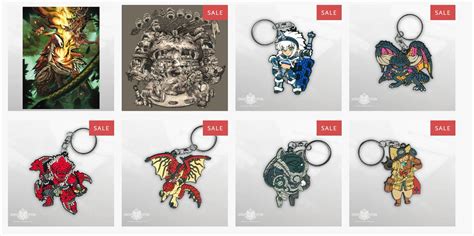 Wario64 On Twitter 6 Monster Hunter Keychain Sale At Eighty Sixed