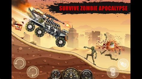 Hill Zombie Racing Earn To Climb 1 Zombie Road Racing Game Car