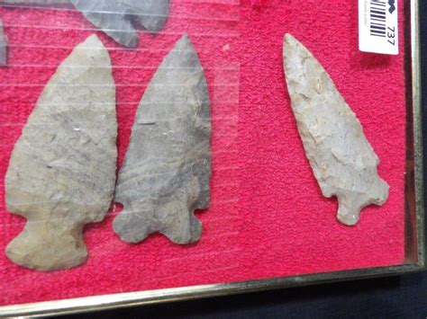 Sold Price Framed Native American Arrowheads Spears September