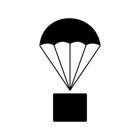 Parachute Vector Icon 12802522 Vector Art At Vecteezy