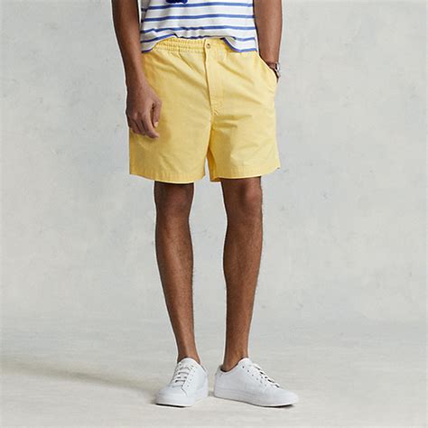 포포몰 폴로 랄프로렌 맨 클래식핏 스트레치 프렙스터 반바지 710644995047 Yellow