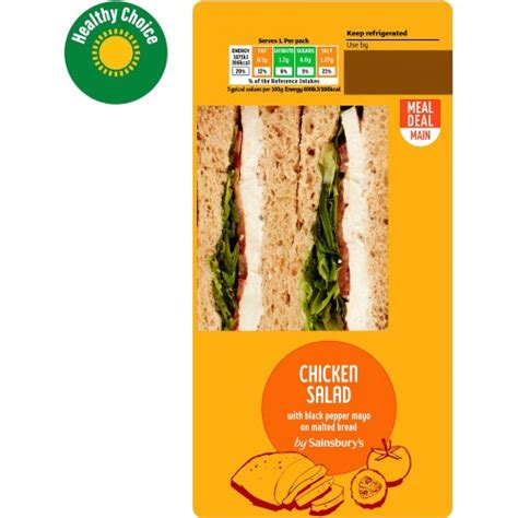 Sainsburys Bbq Chicken And Cheese Sandwich Compare Prices And Where To