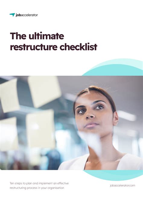 Ultimate Restructure Checklist