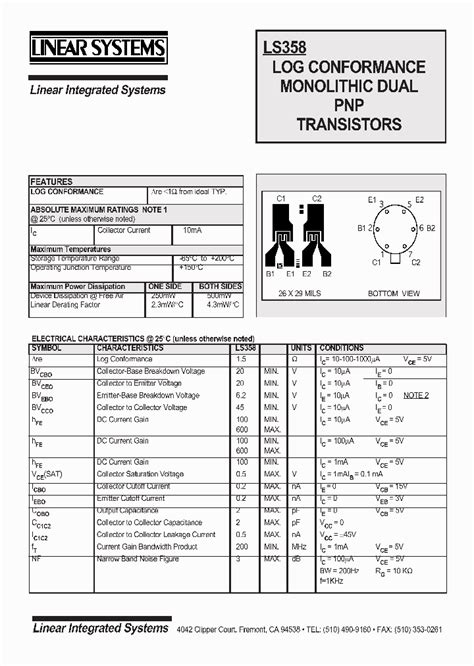 Ls358 1267213 Pdf Datasheet Download Ic On Line