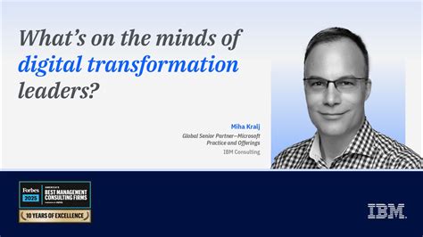Whats On The Minds Of Digital Transformation Leaders