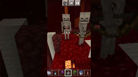 I Spawn A Skeleton In The Nether In Minecraft Youtube