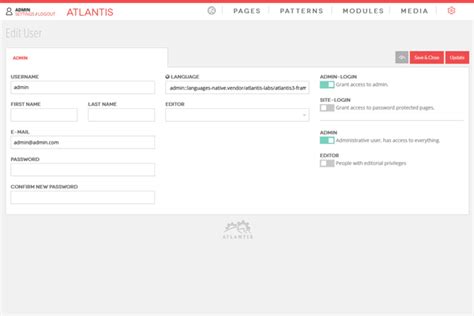 Atlantis CMS Hosting Kualo