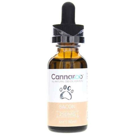 Cbd Oil 250 Mg For Pets Bacon Flavor Cannaroo