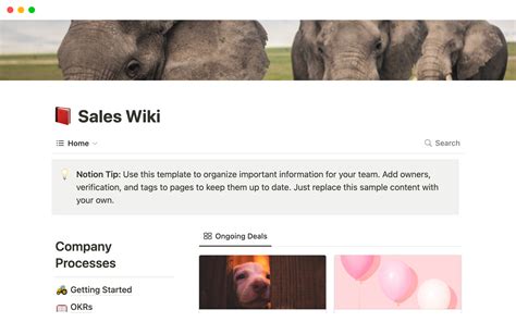 Wiki Templates From Notion