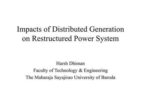 Hybrid Distributed Generation Pptx Power And Energy Industry Industries