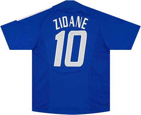 2002 04 France Home Shirt Zidane 10