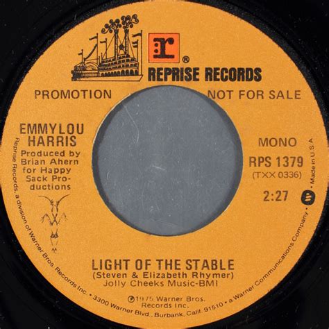 Emmylou Harris Light Of The Stable 1975 Vinyl Discogs