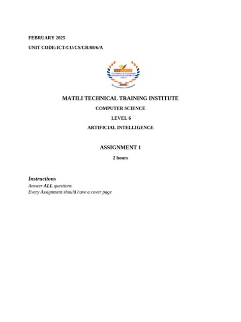 Artificial Intelligence Assignment 1 Copy Pdf Artificial Intelligence Assignment 1 Copy Pdf