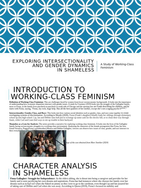 Exploring Intersectionality And Gender Dynamics In Shameless 1 Auto Saved Pdf