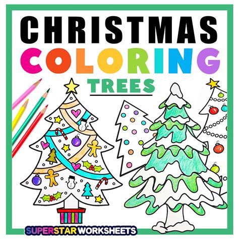 Blank Christmas Tree For Coloring