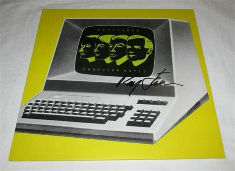 Ralf Hutter Signed Kraftwerk Computer World Vinyl Record Jsa Autographia