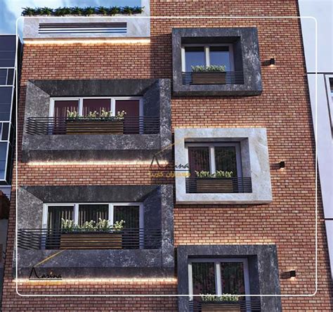 طراحی نمای ساختمان قدیمی شرکت معماران کارینا