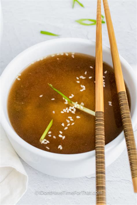 Instant Pot Miso Soup I Dont Have Time For That