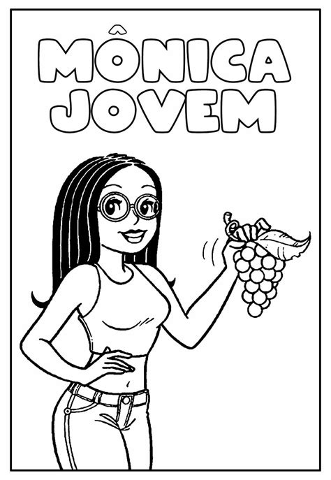 Desenhos Da Mônica Jovem Para Colorir Bora Colorir