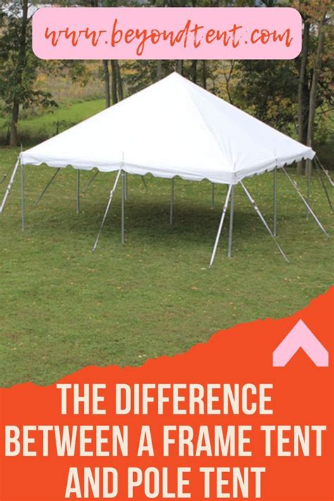 The Difference Between A Frame Tent And Pole Tent A Frame Tent Event