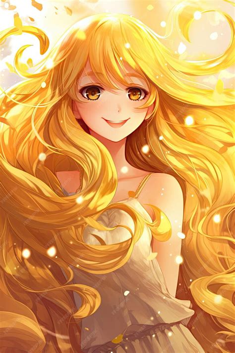 Premium Photo Anime Girl With Long Hair
