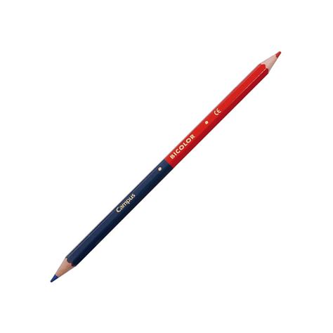 Comprar Caja 12x Lápiz Bicolor Rojo y Azul Hexagonal