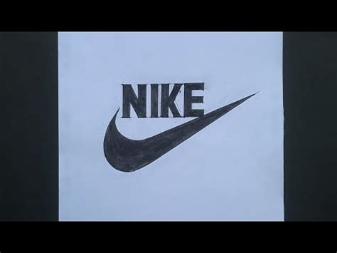 How to draw Nike logo/logo drawing tutorial - YouTube