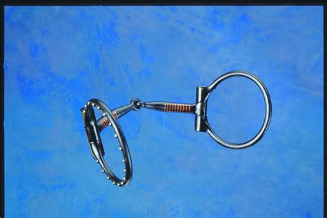 Colorado Saddlery Gun Blue Dee Snaffle Bit