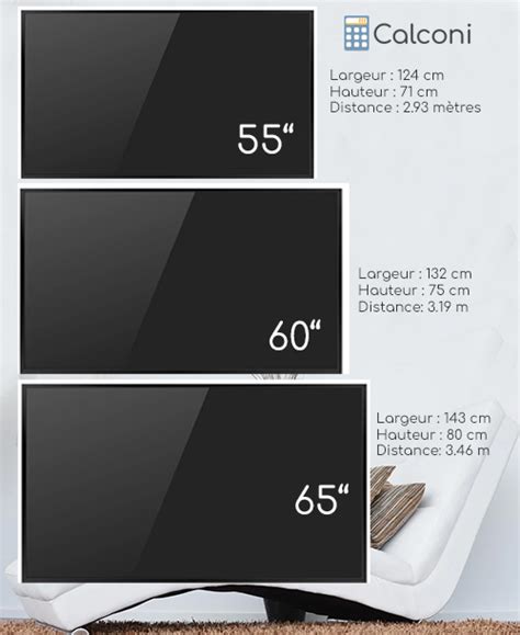 Tv 60 Pouces En Cm Et Dimensions