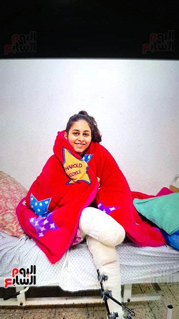 اليوم السابع ينفرد بنشر أول صورة للفتاة عهد بسيسو بعد بتر قدمها اليوم السابع