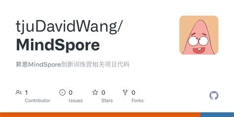 Github Tjudavidwangmindspore 昇思mindspore创新训练营相关项目代码