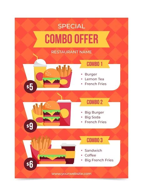 Combo Set Menu Images Free Download On Freepik