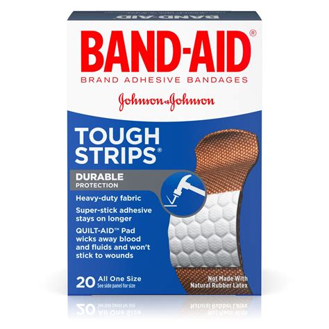 Band Aid Flexible Tough Strips 20ct Band Aid Bandage Medical Supplies