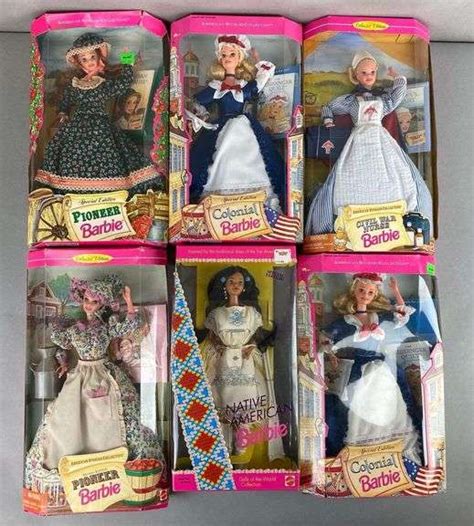 Group Of 6 Mattel Barbie Fashion Dolls Matthew Bullock Auctioneers