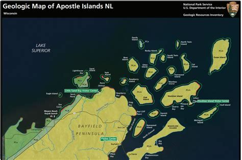 Nps Geodiversity Atlas—apostle Islands National Lakeshore Wisconsin U