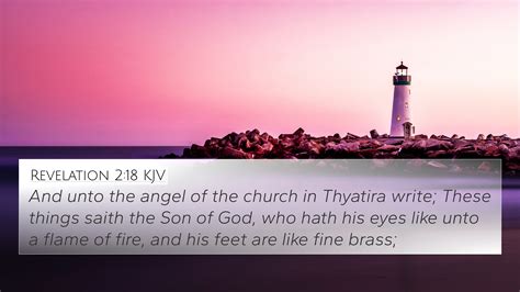 Revelation 218 Kjv 4k Wallpaper And Unto The Angel Of The Church In