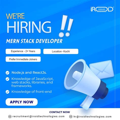 mernstackdeveloper recruitment hiring softwaredeveloper… iroid