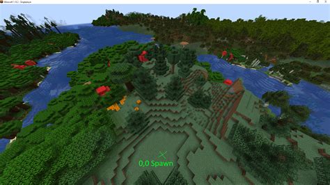 Java All Tree Variants On 00 Spawn Seed 11029769 Rminecraftseeds