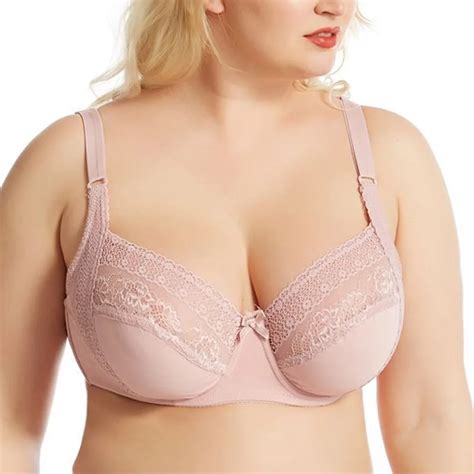 Magasins Phares Plus Size Womens Bras Breathable Unpadded Brassiere