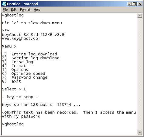 KeyGhost USB KeyLogger Mac And PC USB Hardware Key Loggers Record