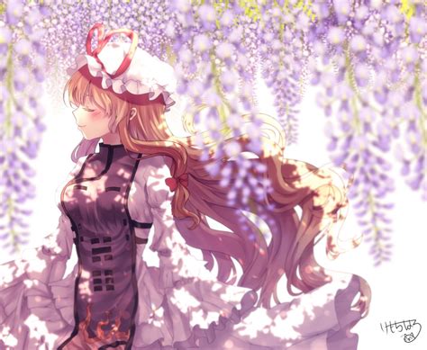 Safebooru 1girl Arms At Sides Bangs Blonde Hair Blurry Blush Bow