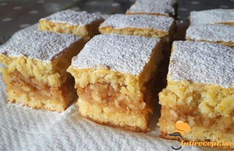 Omlós almás pite recept Tutirecept