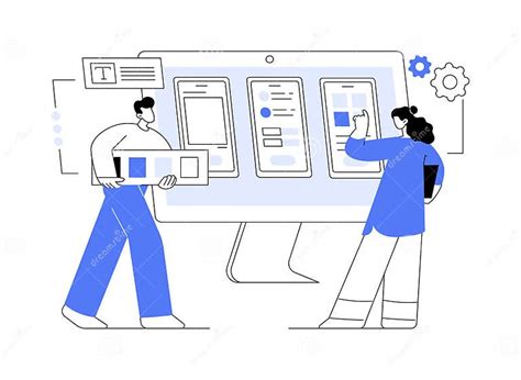 Ui Ux Design Software Abstract Concept Vector Illustration Stock Illustration Illustration Of